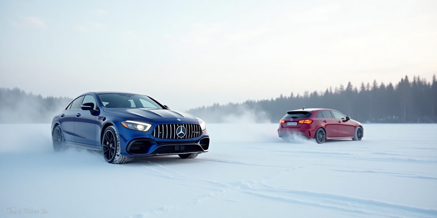 Accident spectaculaire entre Mercedes-AMG GT63 S et SL55 en Inde