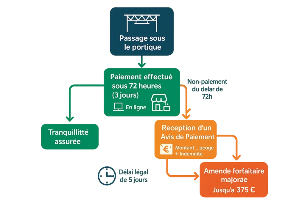Paiement péage sans barrière Sanef : 3 méthodes en 72h