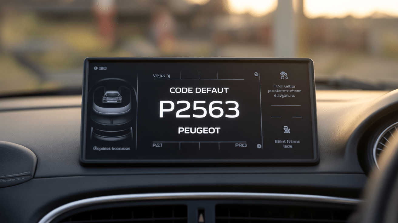 Code P2563 Peugeot : causes, symptômes et solutions simples