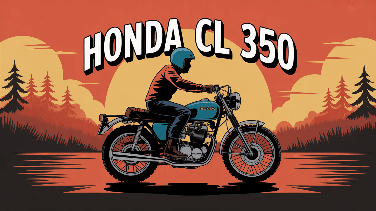 Honda CL 350 : le scrambler culte entre charme vintage et modernité
