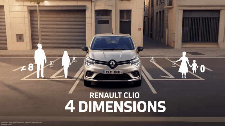 Dimensions Clio 4 : les chiffres qui changent ton quotidien