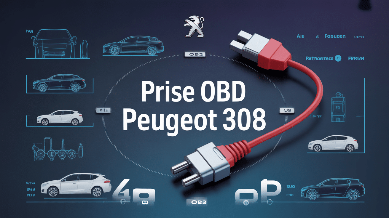 Prise OBD Peugeot 308 : guide complet pour localiser, accéde